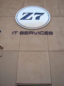 Custom Installed Metal Building Signs