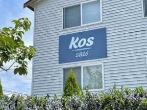 Flat Metal Building Signs