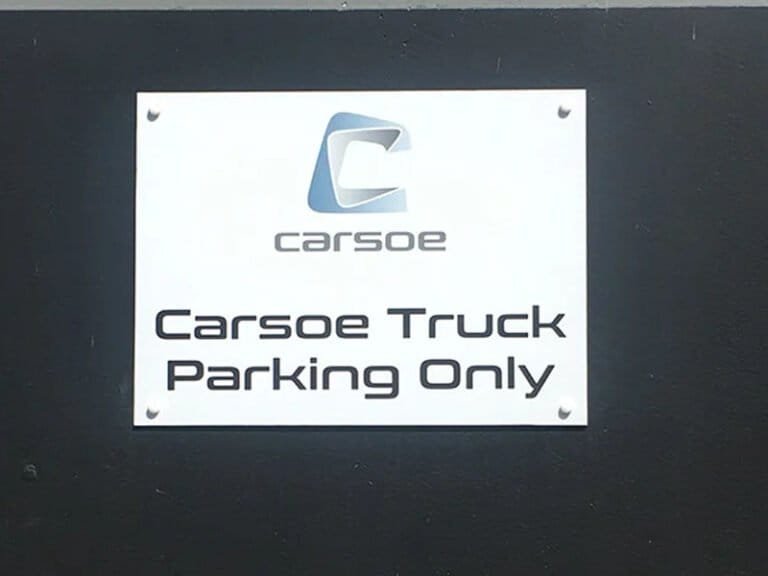 Flat Metal Building Signs